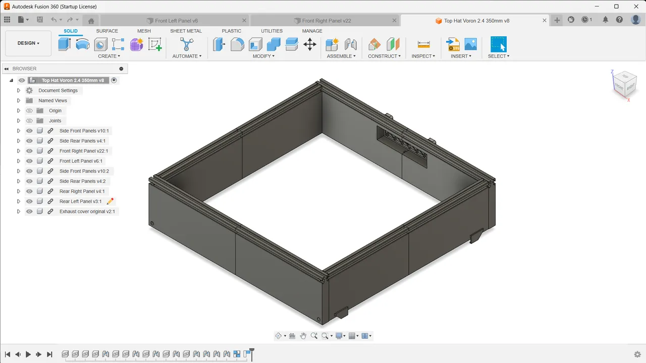 Voron 2.4 Top Hat mod by iliao | Download free STL model | Printables.com