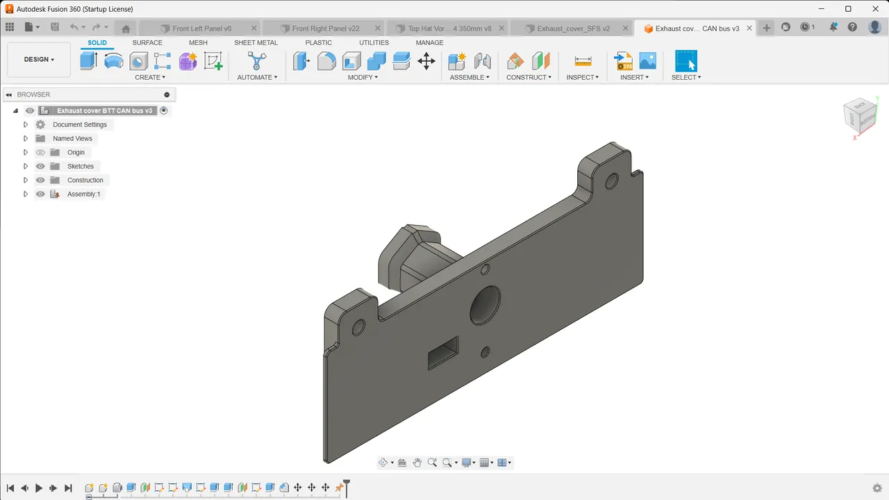 Voron 2.4 Top Hat mod by iliao | Download free STL model | Printables.com
