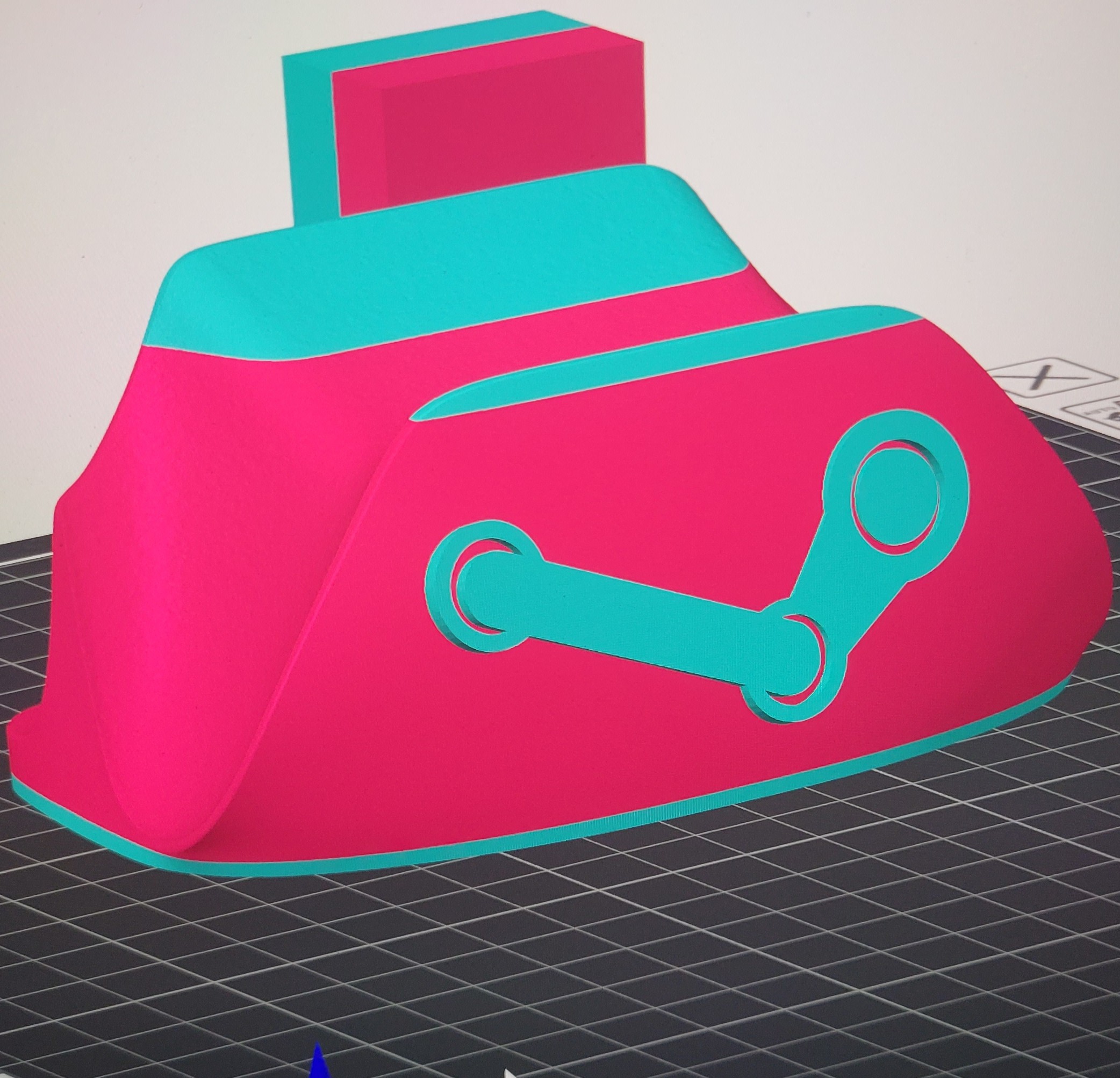 Steam Xbox controller holder by Jpbear09 | Download free STL model ...