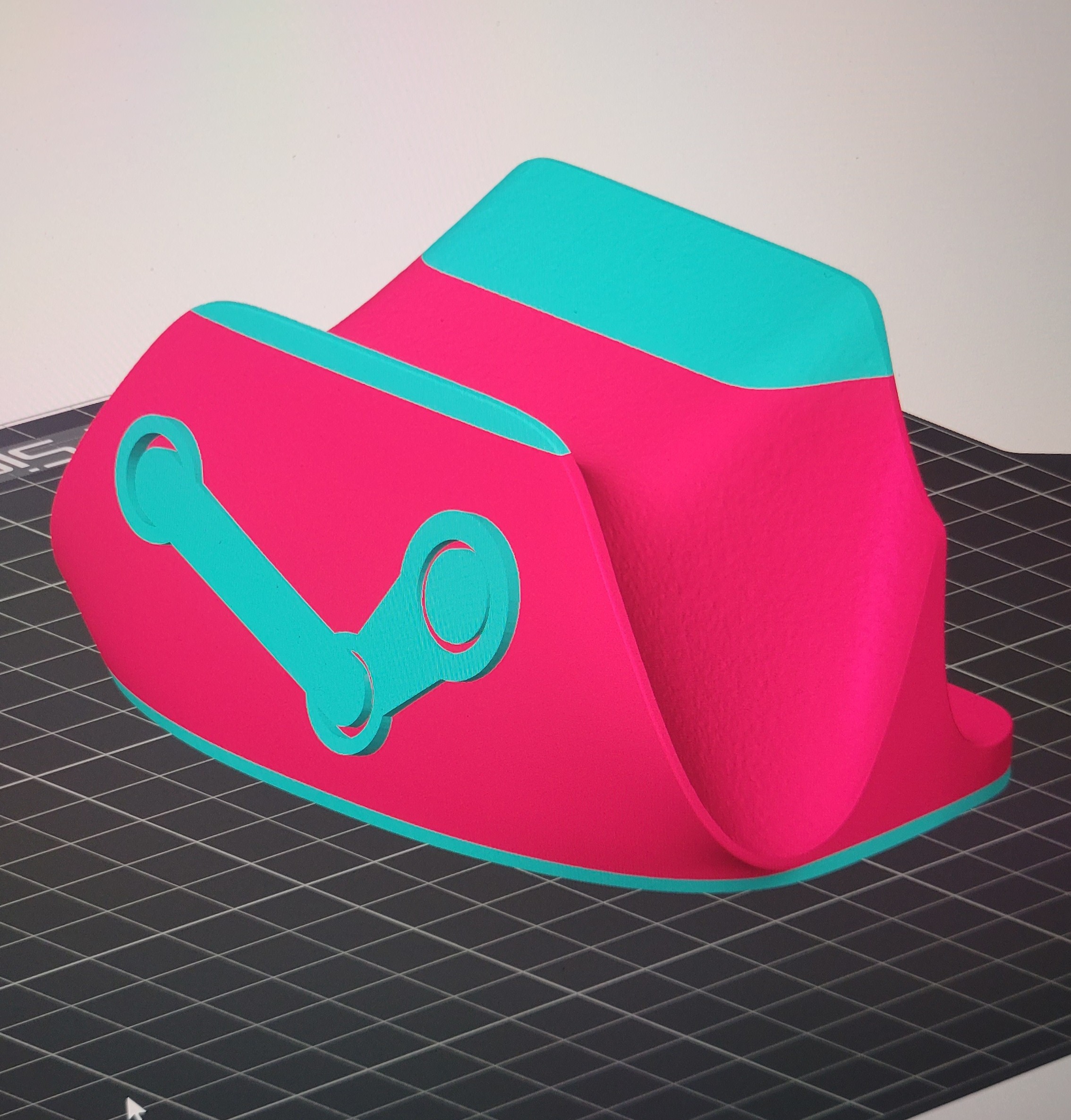 Steam Xbox controller holder by Jpbear09 | Download free STL model ...