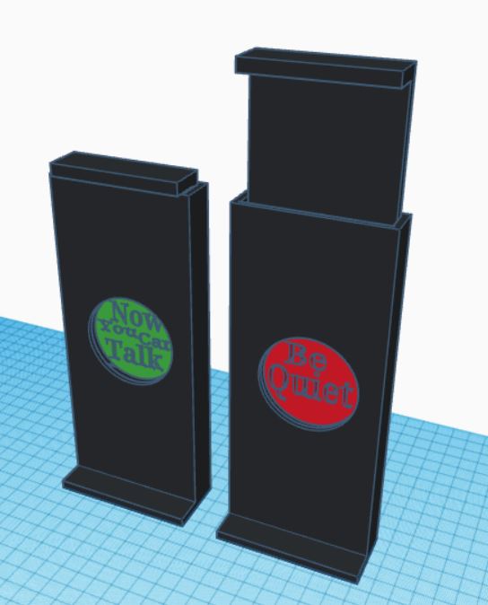 Desk Traffic Light by Phoenix 3D | Download free STL model | Printables.com
