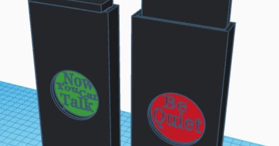 Desk Traffic Light by Phoenix 3D | Download free STL model | Printables.com