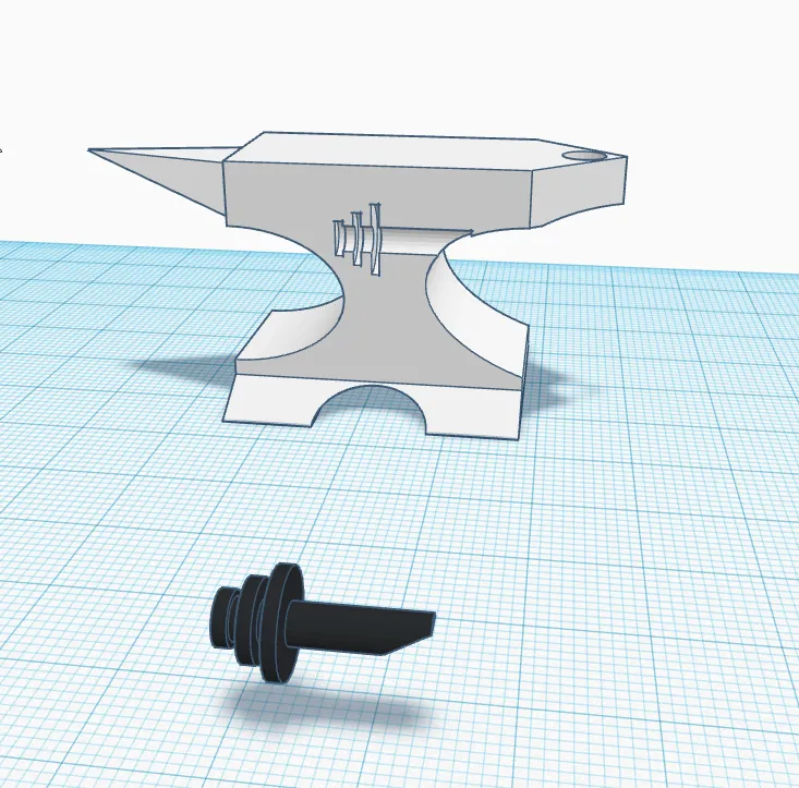 Anvil Keychain by César Przybyla | Download free STL model | Printables.com
