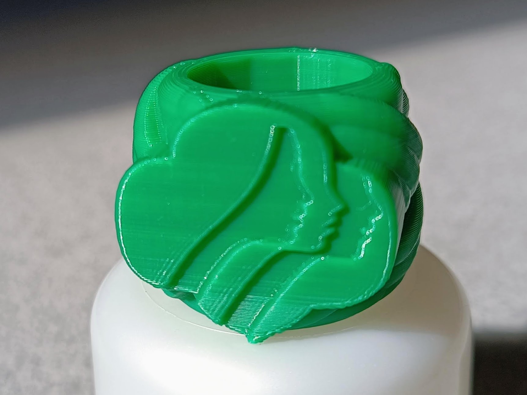 Girl Scout woggle Scarf Ring . WAGGGS. Canuto o pasapañuelo Guias Scout ...
