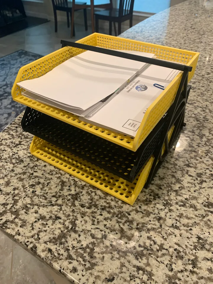 Paper Desk Storage Organizer Sliding Shelves by Ciol | Download free ...