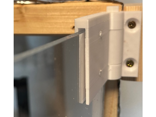 Door hinges for 4mm acrylic/plexiglass panels by midego | Download free ...