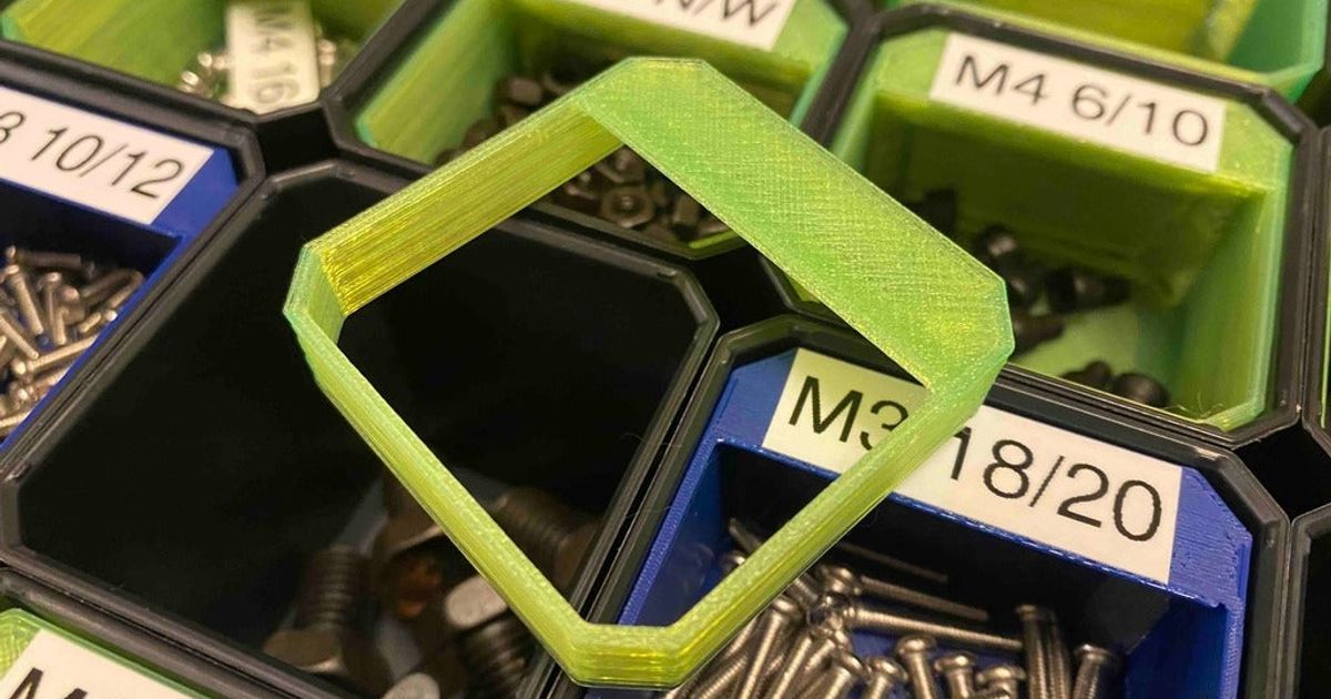 Sortimo 1x1 Bin - Label Collar by FlyBy Tom | Download free STL model ...