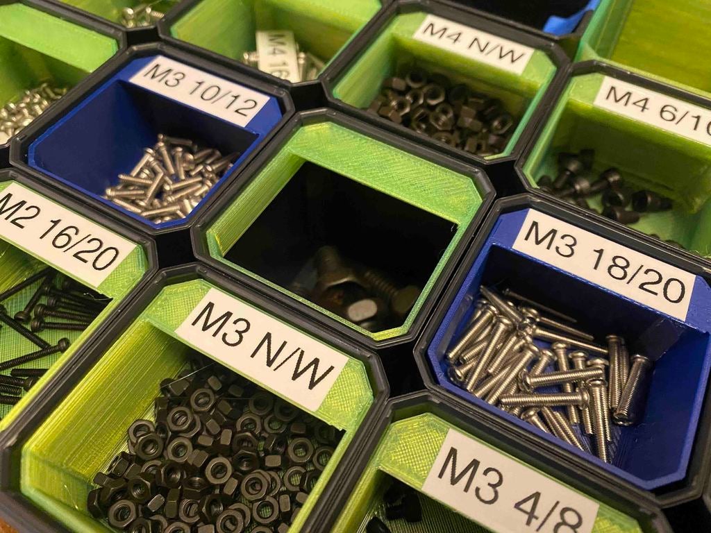 Sortimo 1x1 Bin - Label Collar by FlyBy Tom | Download free STL model ...