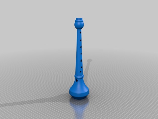 Dulzaina - MUSIC INSTRUMENT by Leptónica | Download free STL model ...