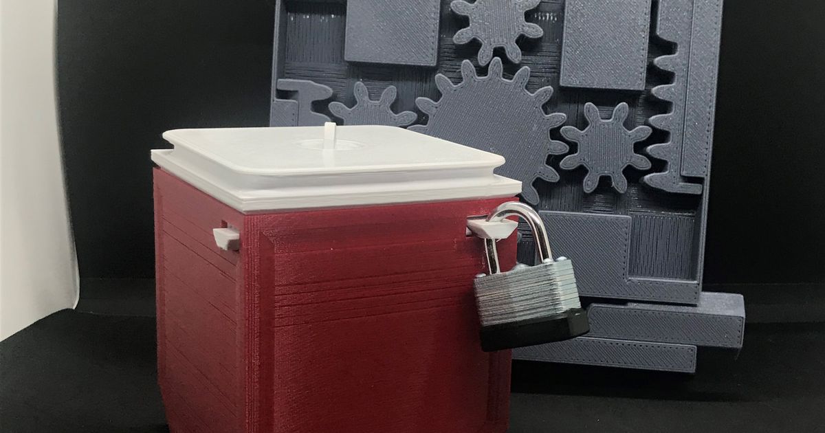 The Possible Print: Lockable Print-in-Place Geared Latch Box by ...