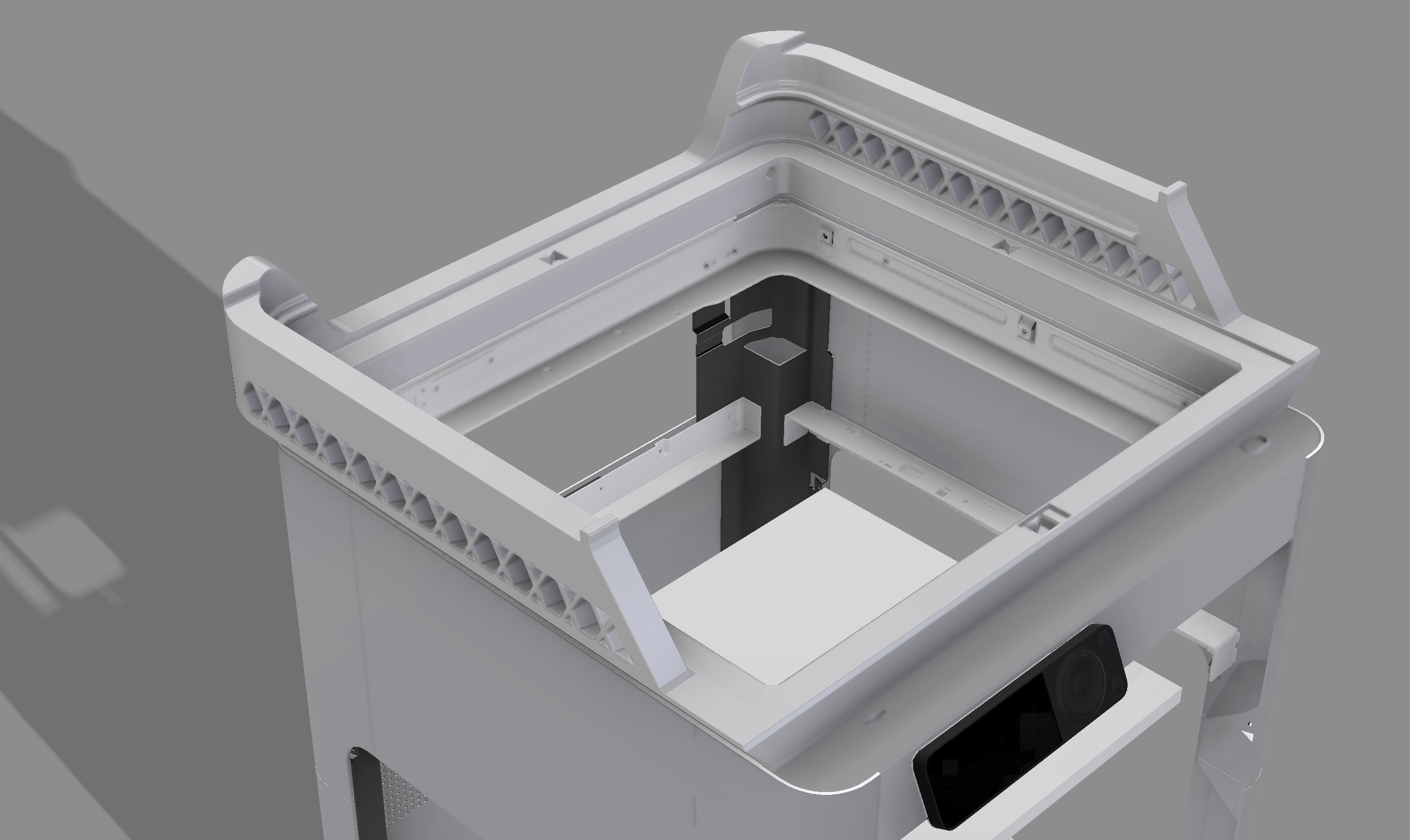 Bambu Lab Double AMS Riser + COB Light by BastR | Download free STL ...
