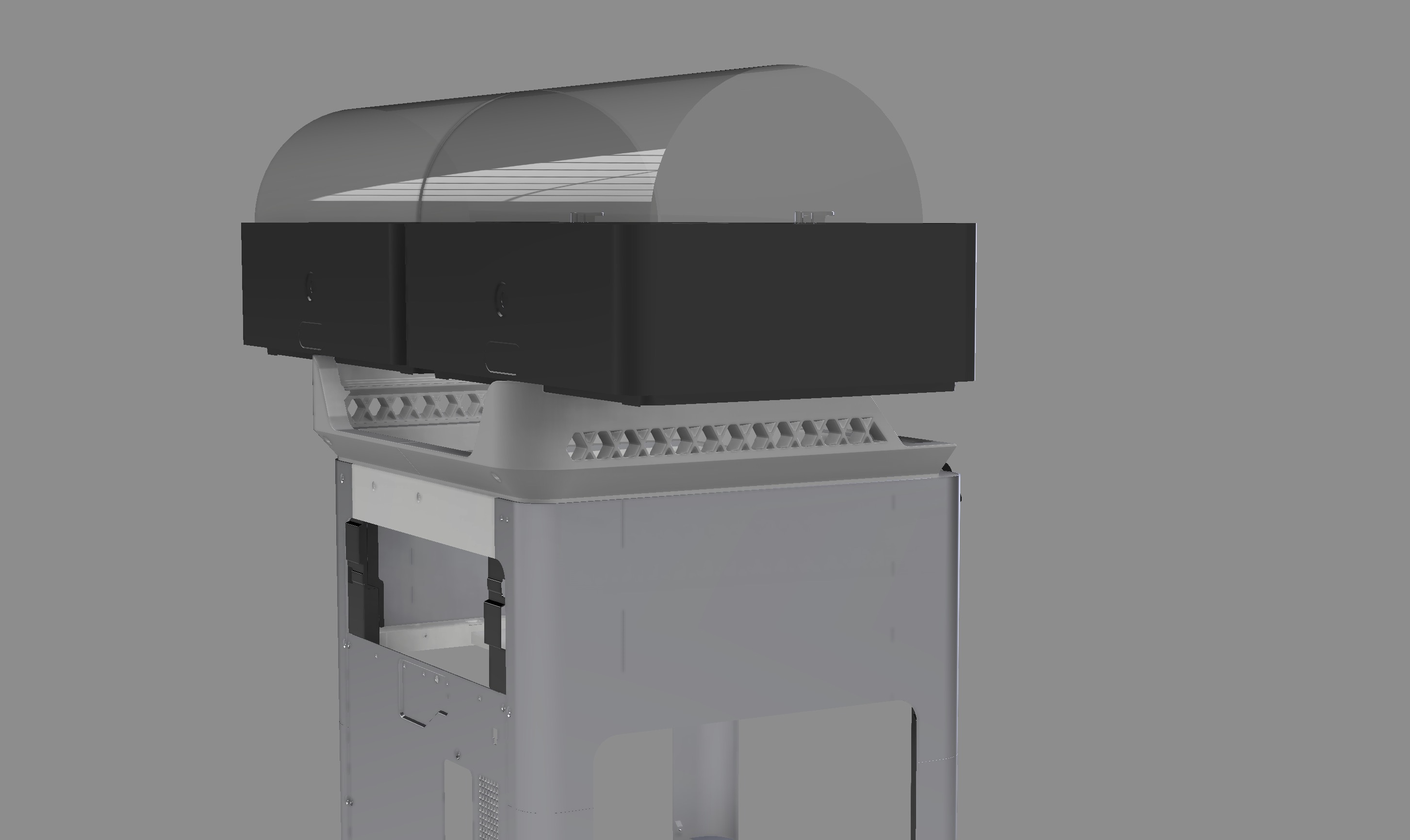 Bambu Lab Double AMS Riser + COB Light by BastR | Download free STL ...