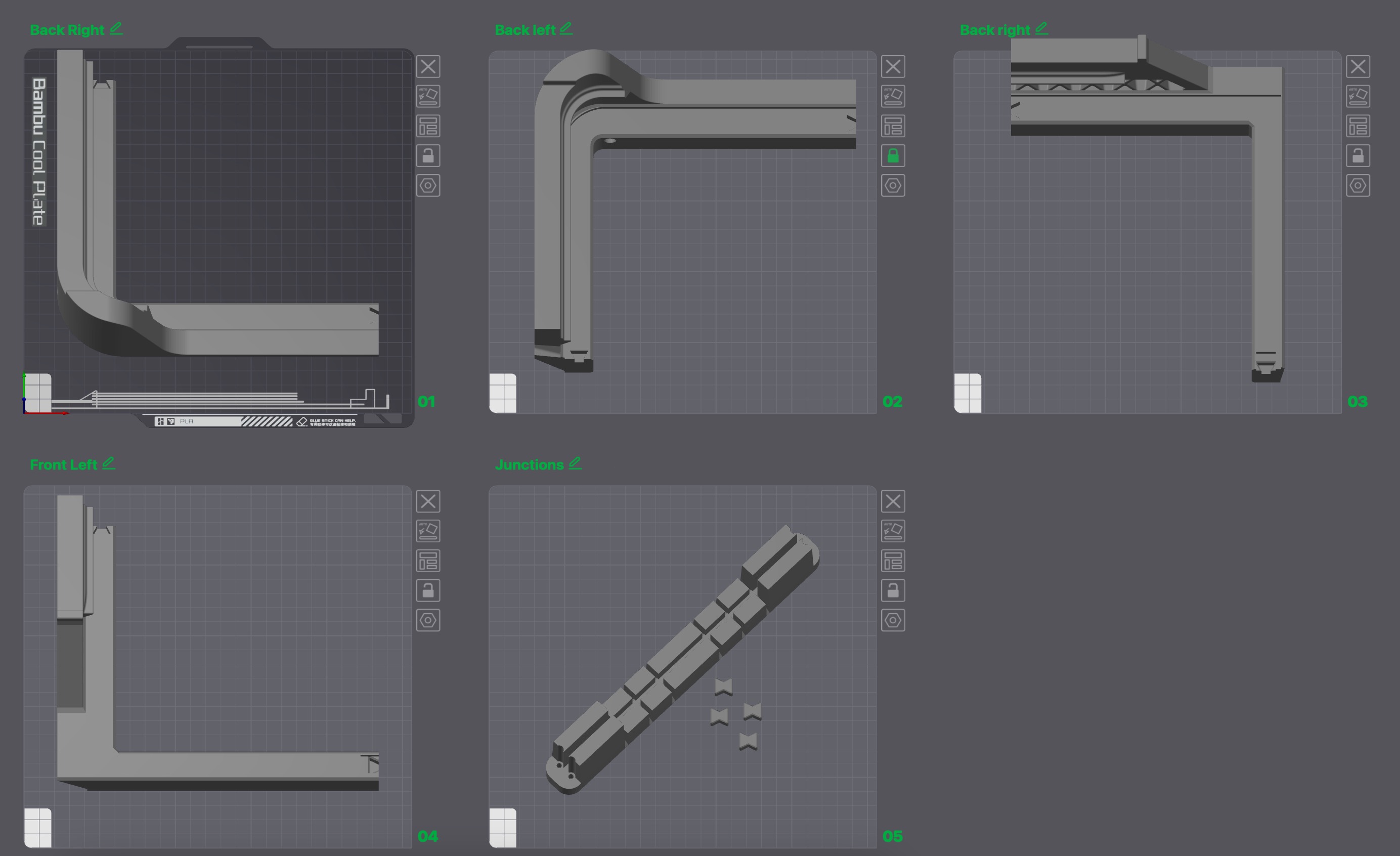 Bambu Lab Double AMS Riser + COB Light by BastR | Download free STL ...