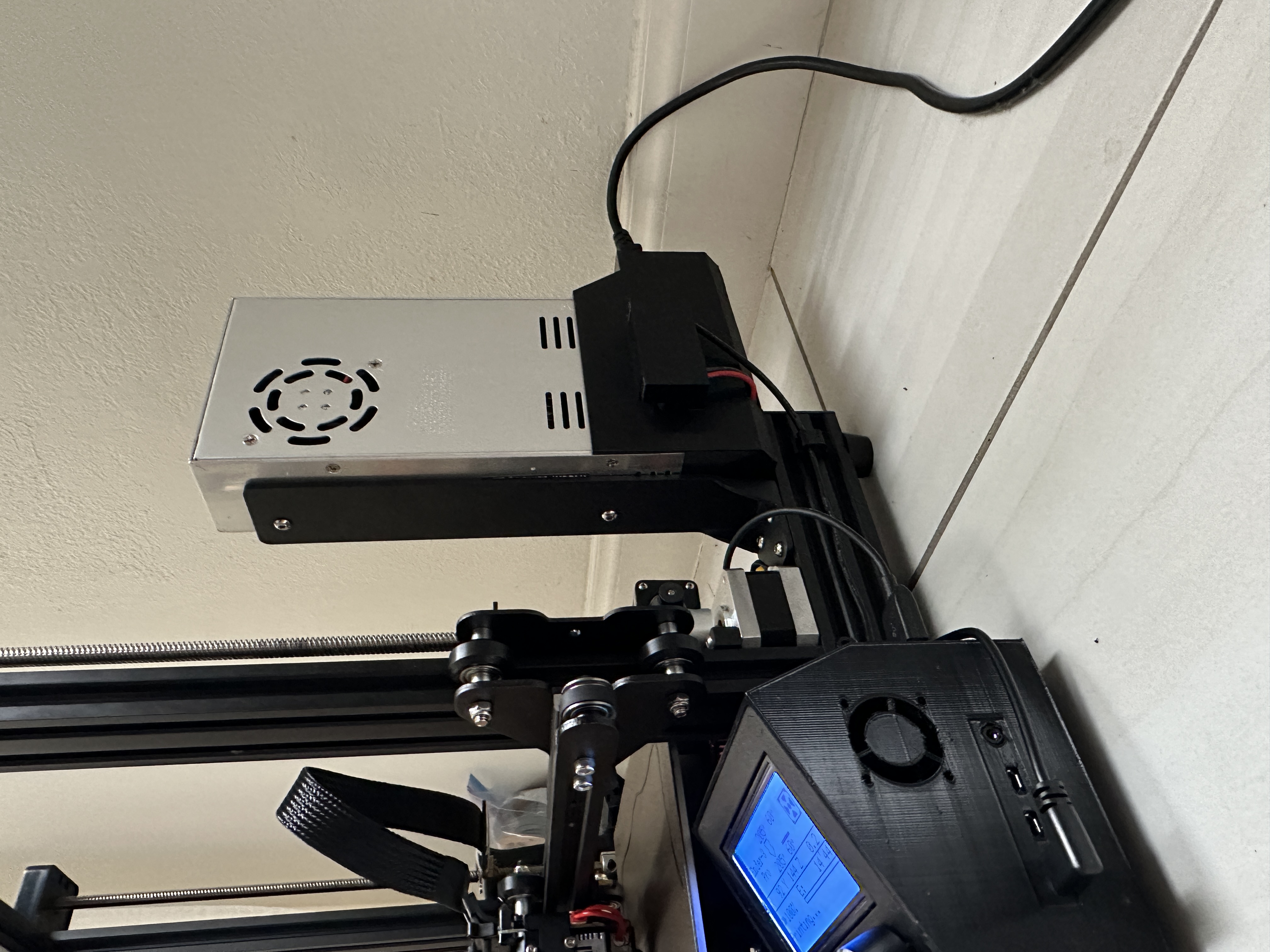 Ender 3 Pro PS Cover Rear Plug and Buck Supply Holder by Emunzy ...