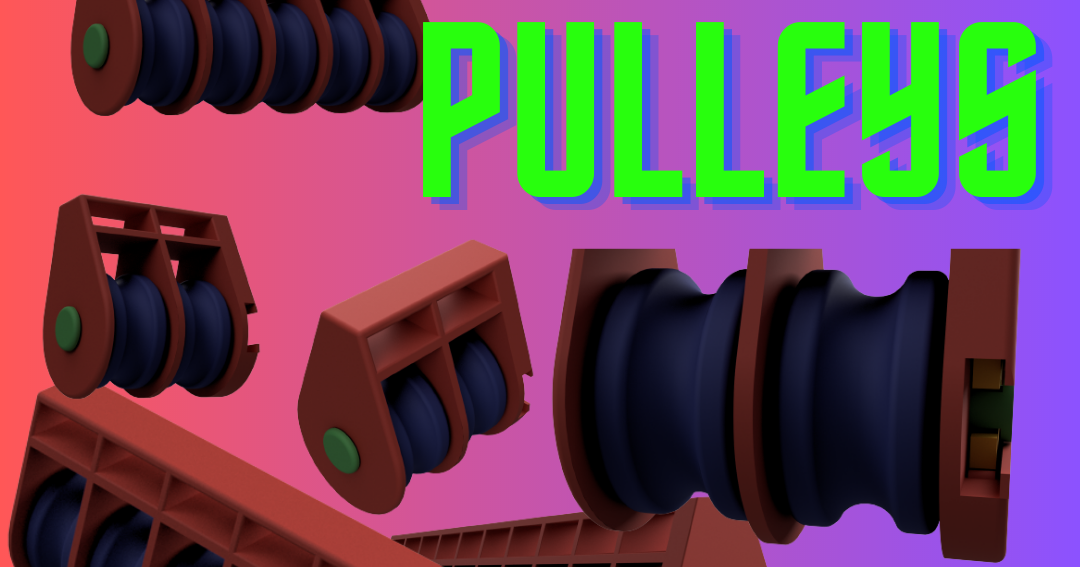 Fully 3D Printed Modular Pulleys por neatstranger | Descargar modelo ...