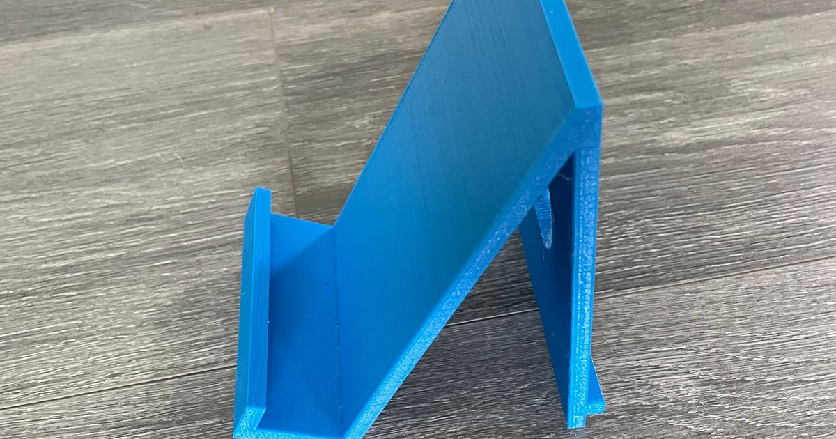 Simple Phone Stand/Hanger by TheLordDizzy | Download free STL model ...