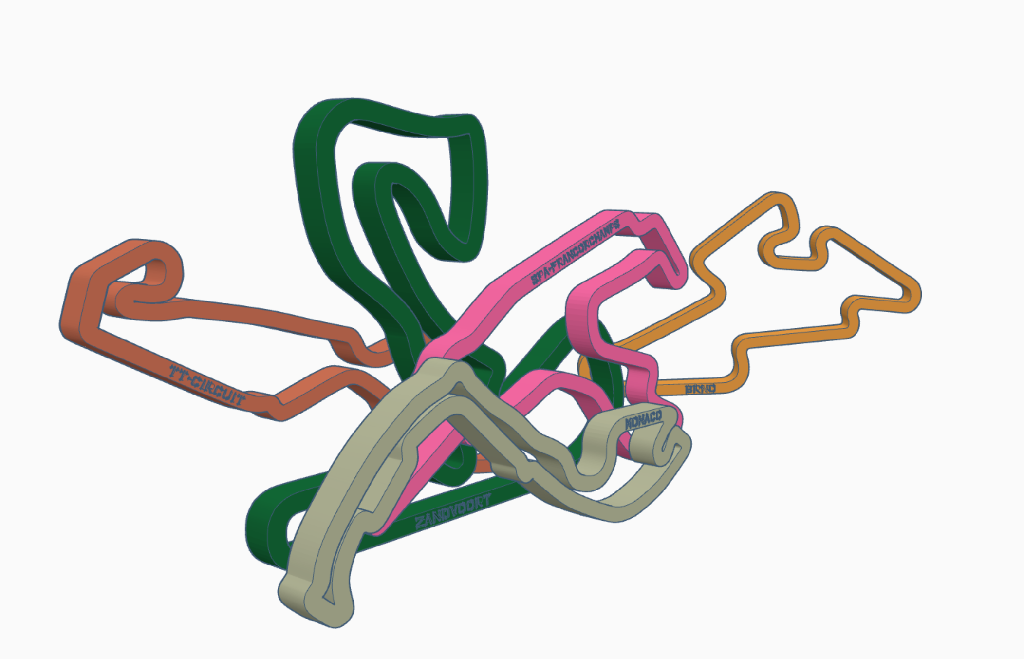 Race track silhouette different models! by LutraVulgaris | Download ...