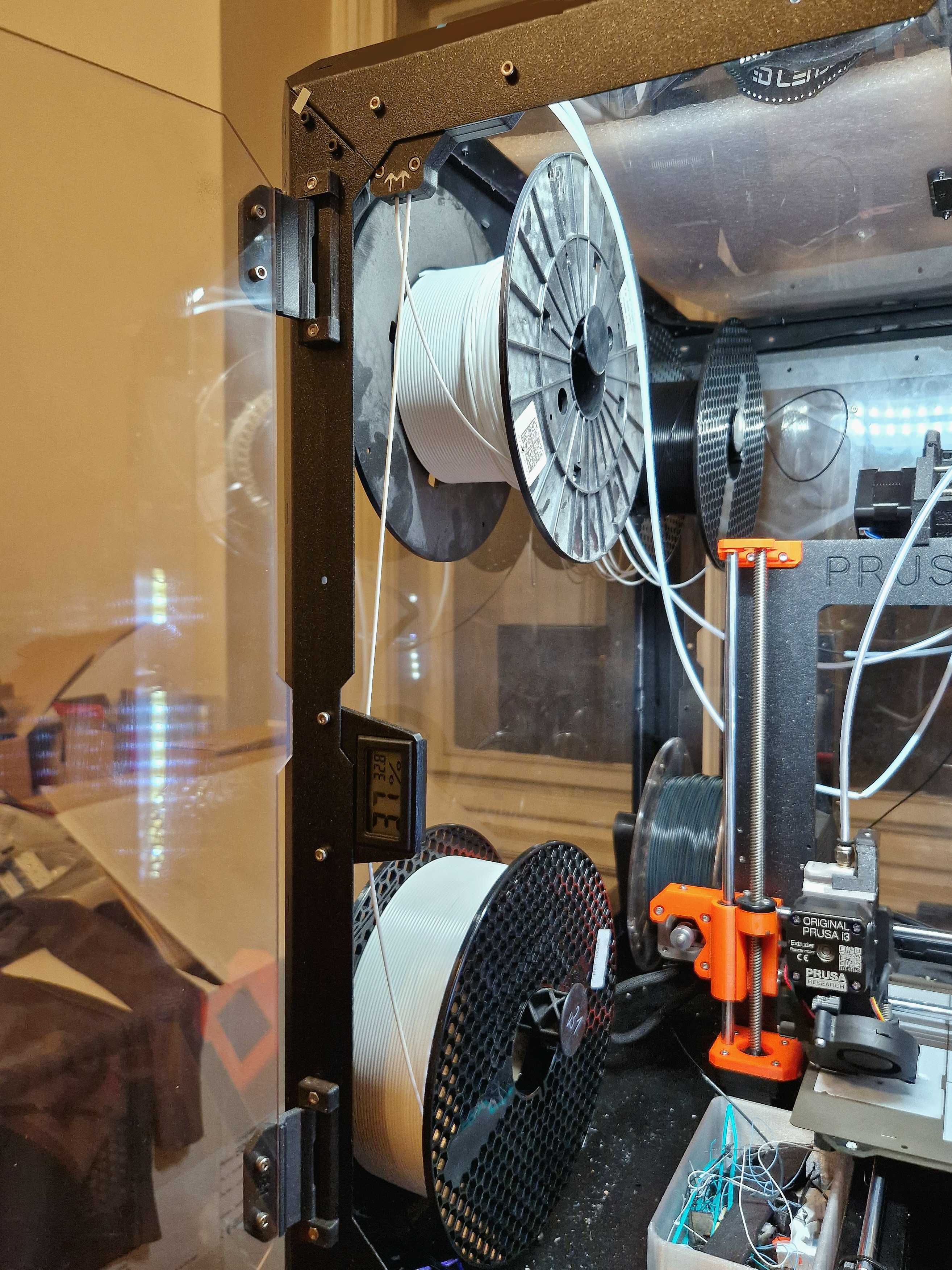 Prusa Enclosure double filament guide by Štěpán | Download free STL ...