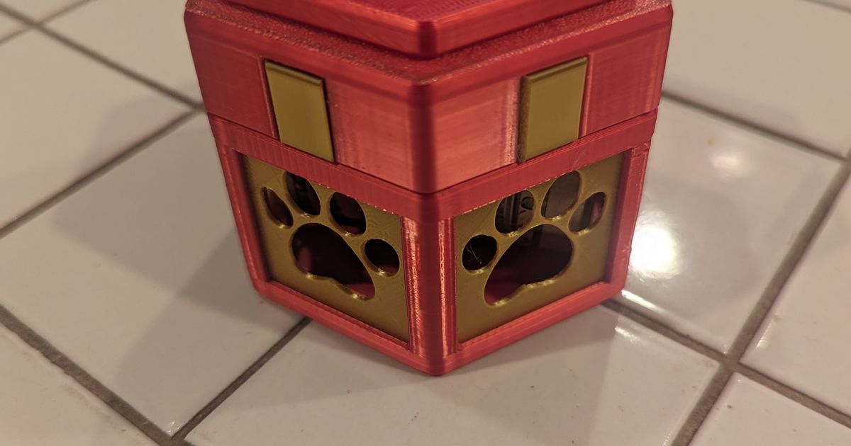 Poodle/Dog Theme for Twist Lock Trick Box (Hexagon) by Merung Kelsith ...