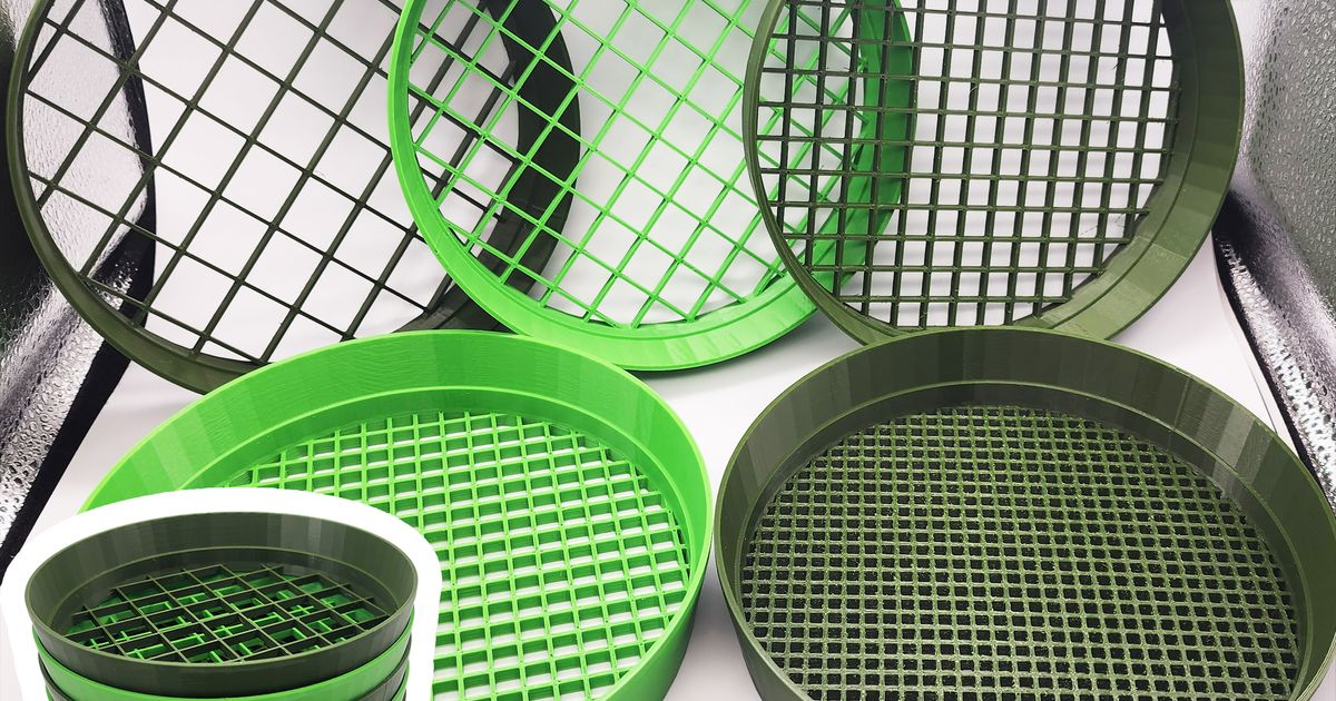 5 Stacking Classifier Trays 4 to 20mm Grid by Triple G Workshop ...