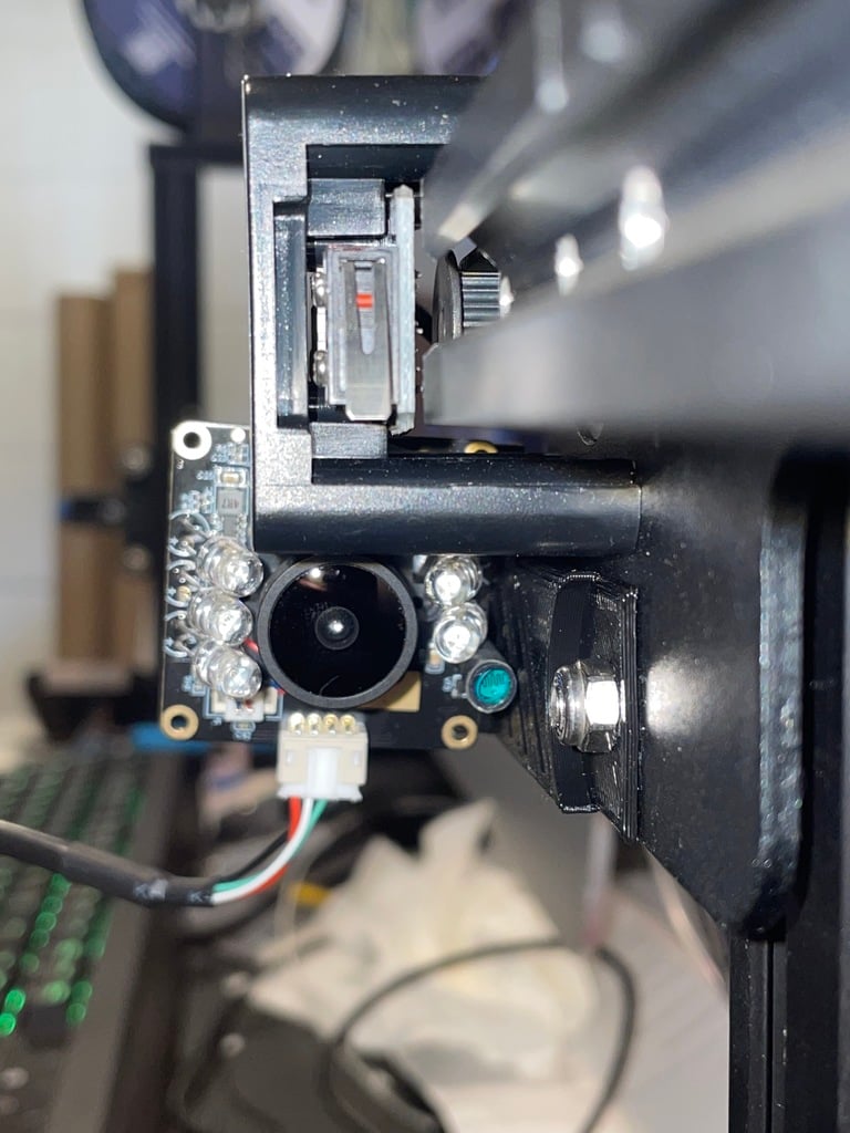 Ender 3 X-Axis Camera Mount by kyleyannelli | Download free STL model ...