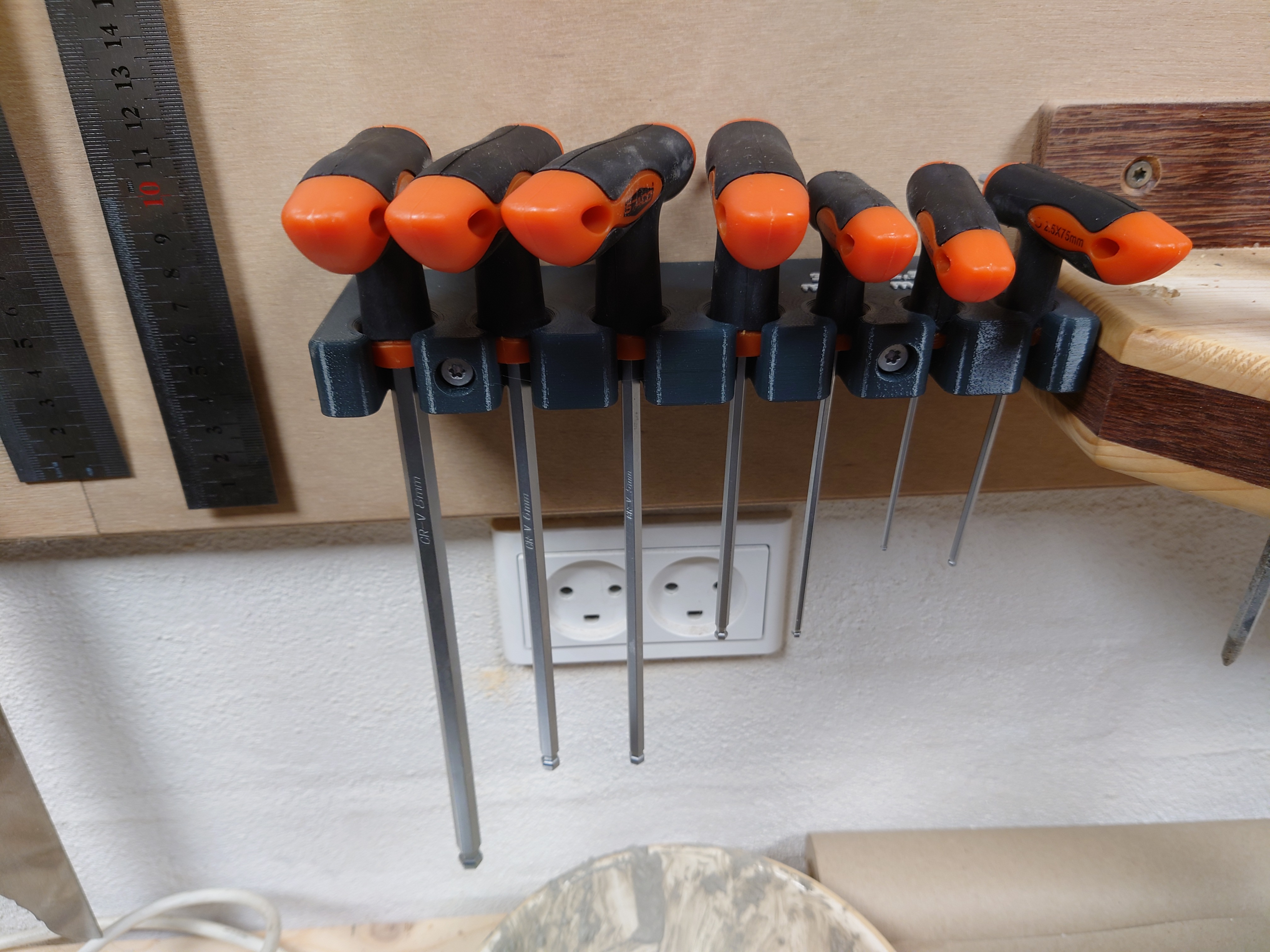 Allen key organizer da WhistleR | Scarica il modello STL gratuito ...