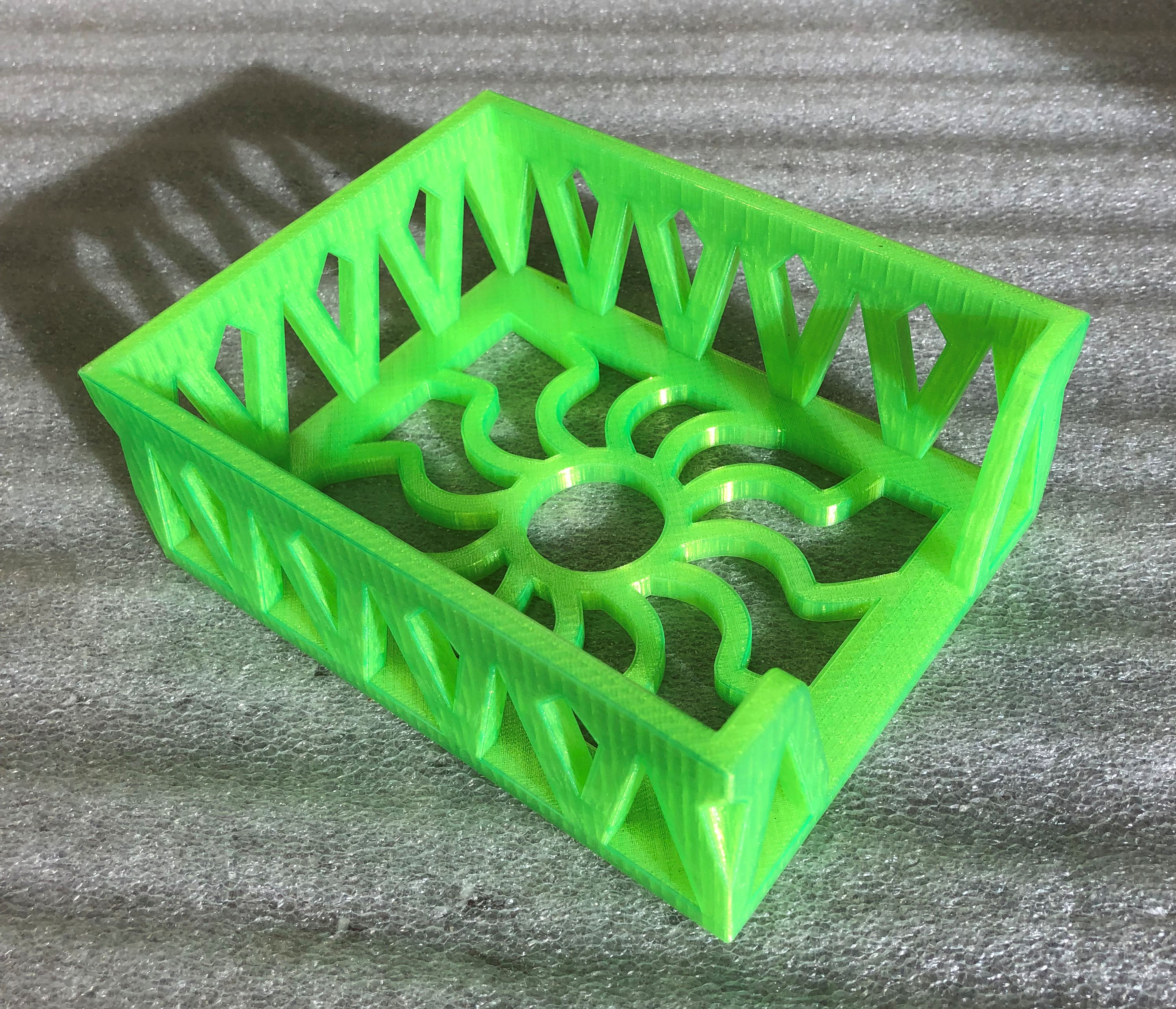 A decorative tray to hold note paper by nealbert | Download free STL ...