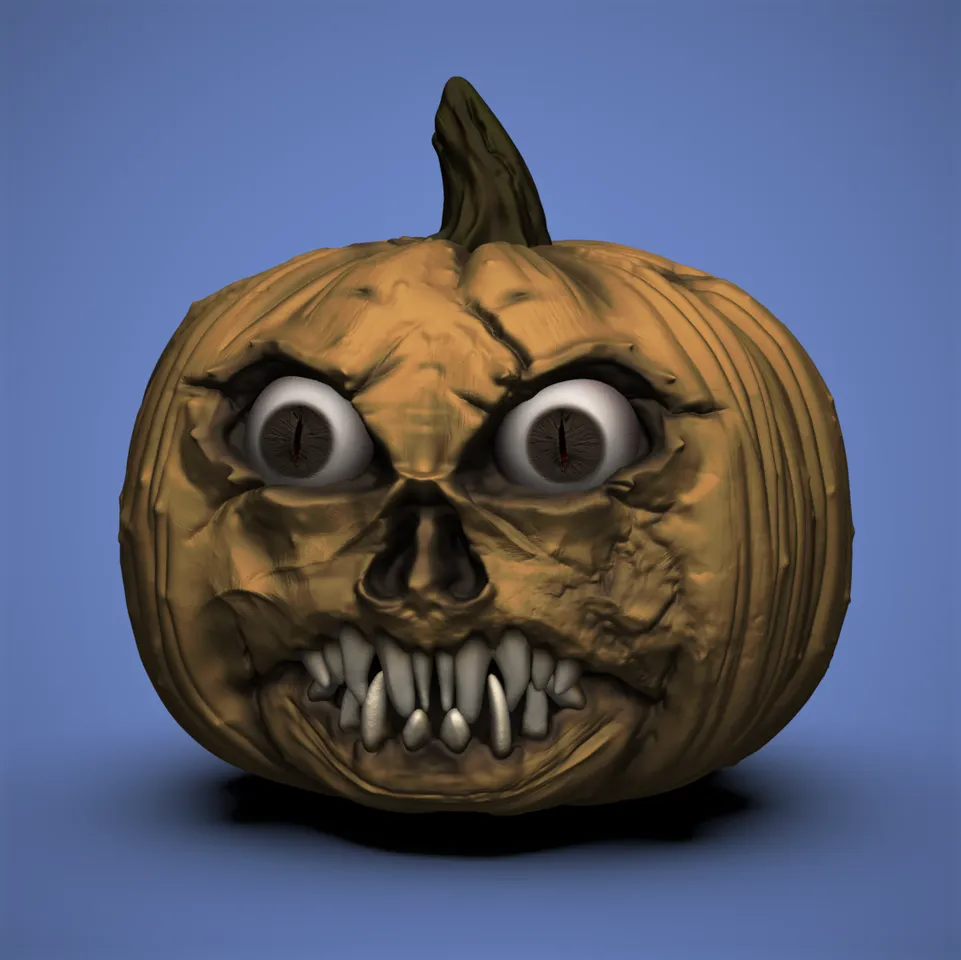 Ugly Pumpkin- Scary by ChelsCCT (Chelsey Creates Things) | Download ...