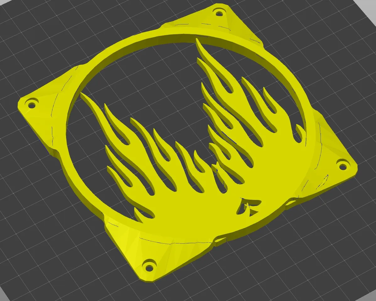 flames 120mm by kewtd | Download free STL model | Printables.com