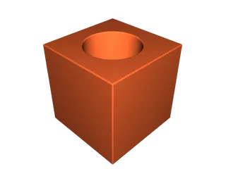 Square Bushing (Parametric) by Always Be Printing | Download free STL ...