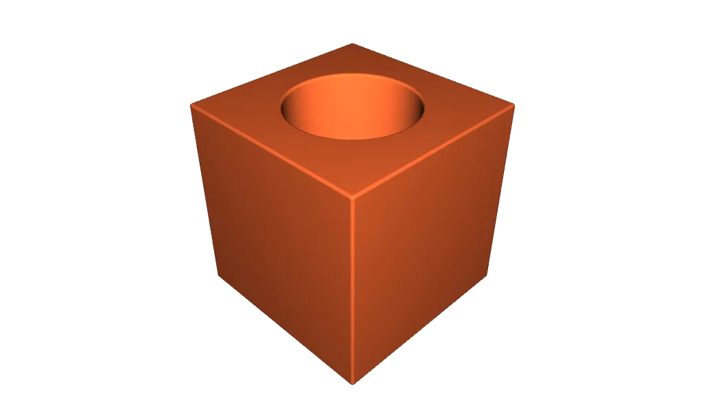 Square Bushing (Parametric) by Always Be Printing | Download free STL ...