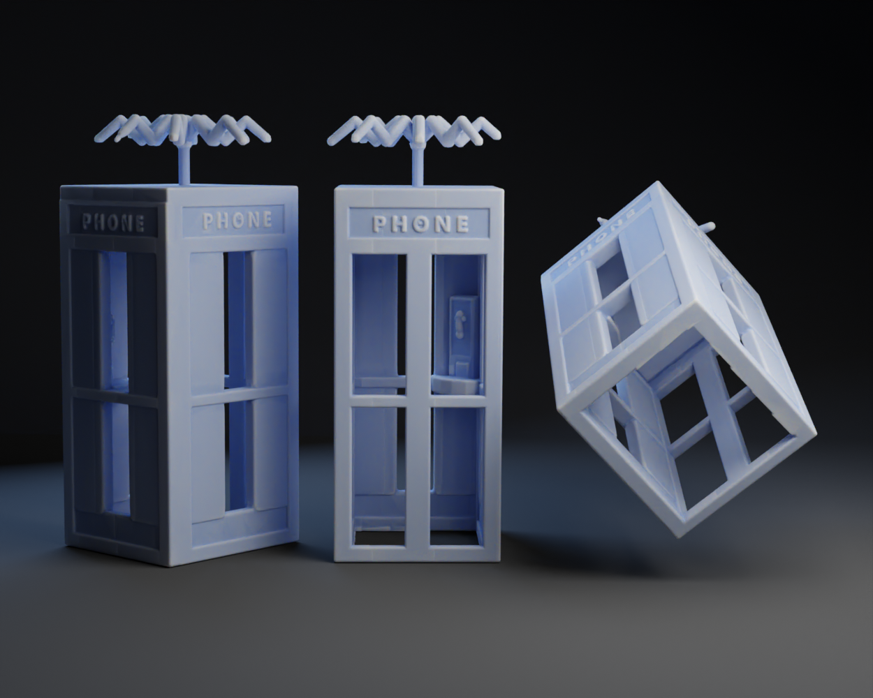 Bill and Teds Phone Booth Time Machine by Peter Farell | Download free ...