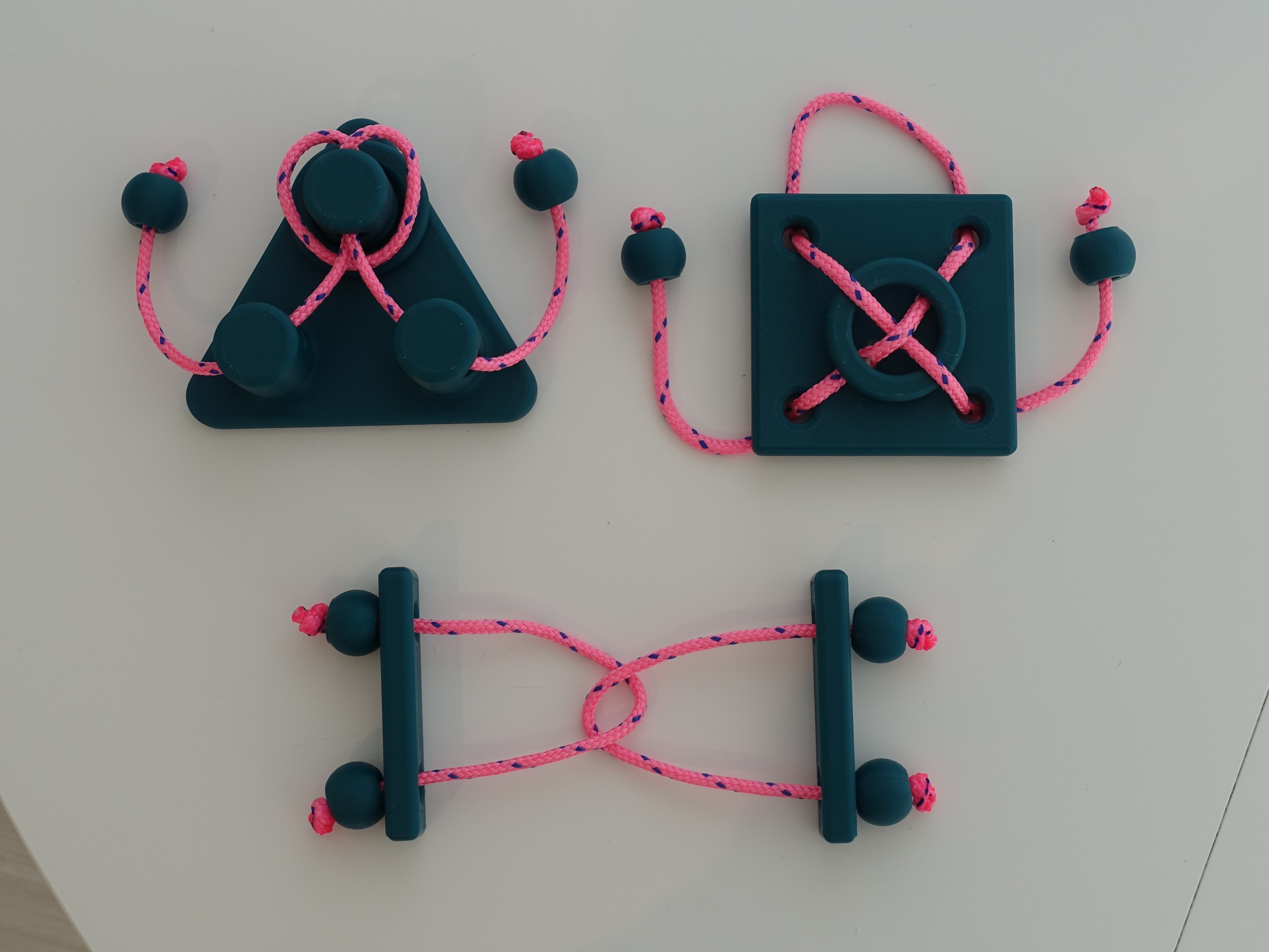 Three Clever Rope Puzzles por Tridense | Descargar modelo STL gratuito ...
