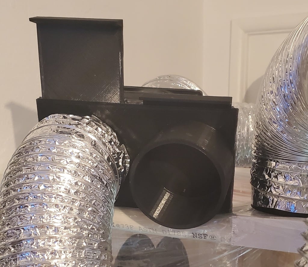 Dual 4" Inch Vent System by TheViralDIY | Download free STL model ...