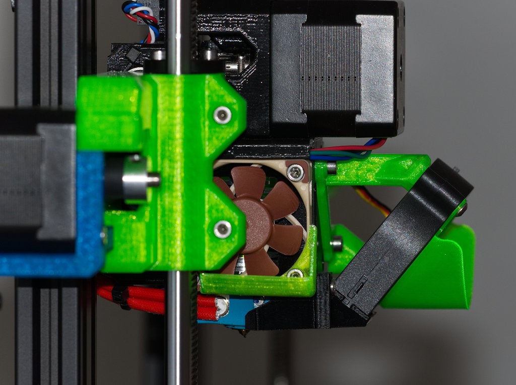 Prusa MK3 low noise fan shroud (40° angle) by K-Lab | Download free STL ...