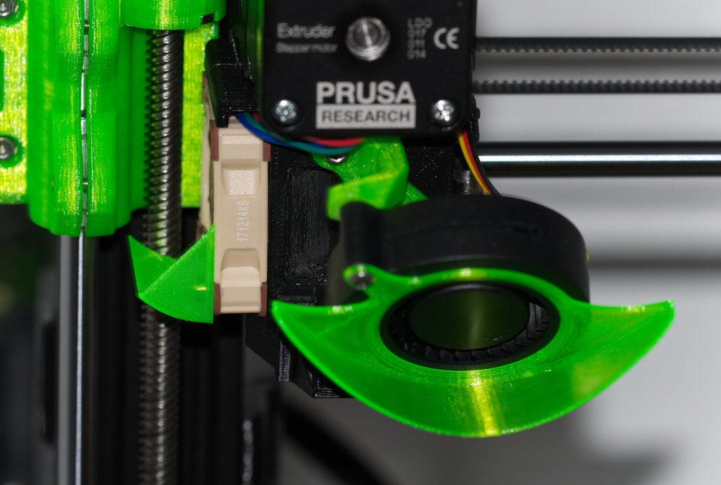 Prusa MK3 low noise fan shroud (40° angle) by K-Lab | Download free STL ...