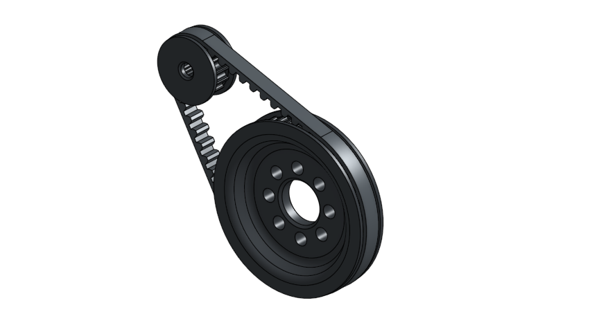 Configurable Belt Drive for First Stage of Transmission - 1/10 RC Drift ...