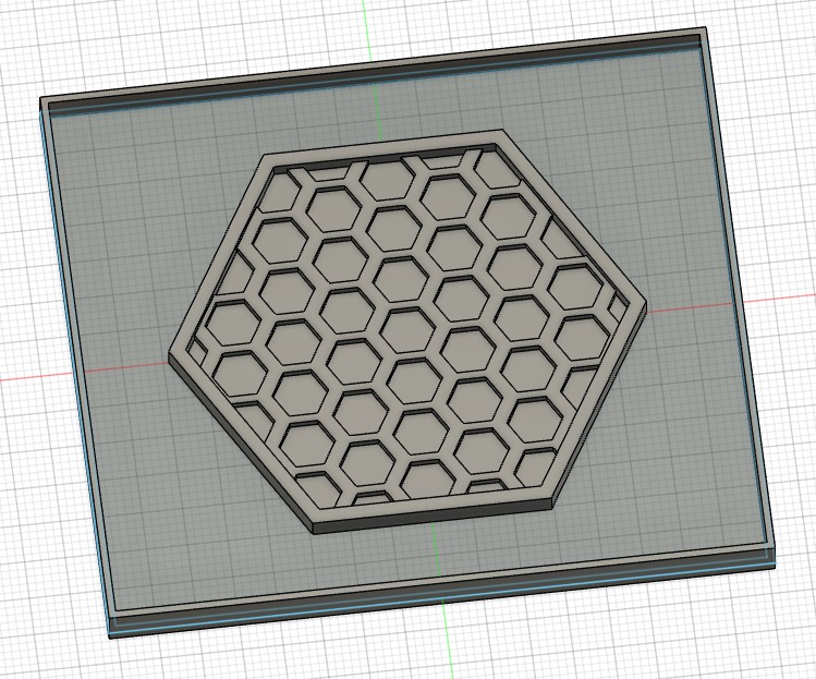 Honeycomb Coaster Mold Box by jlc_1988 | Download free STL model ...