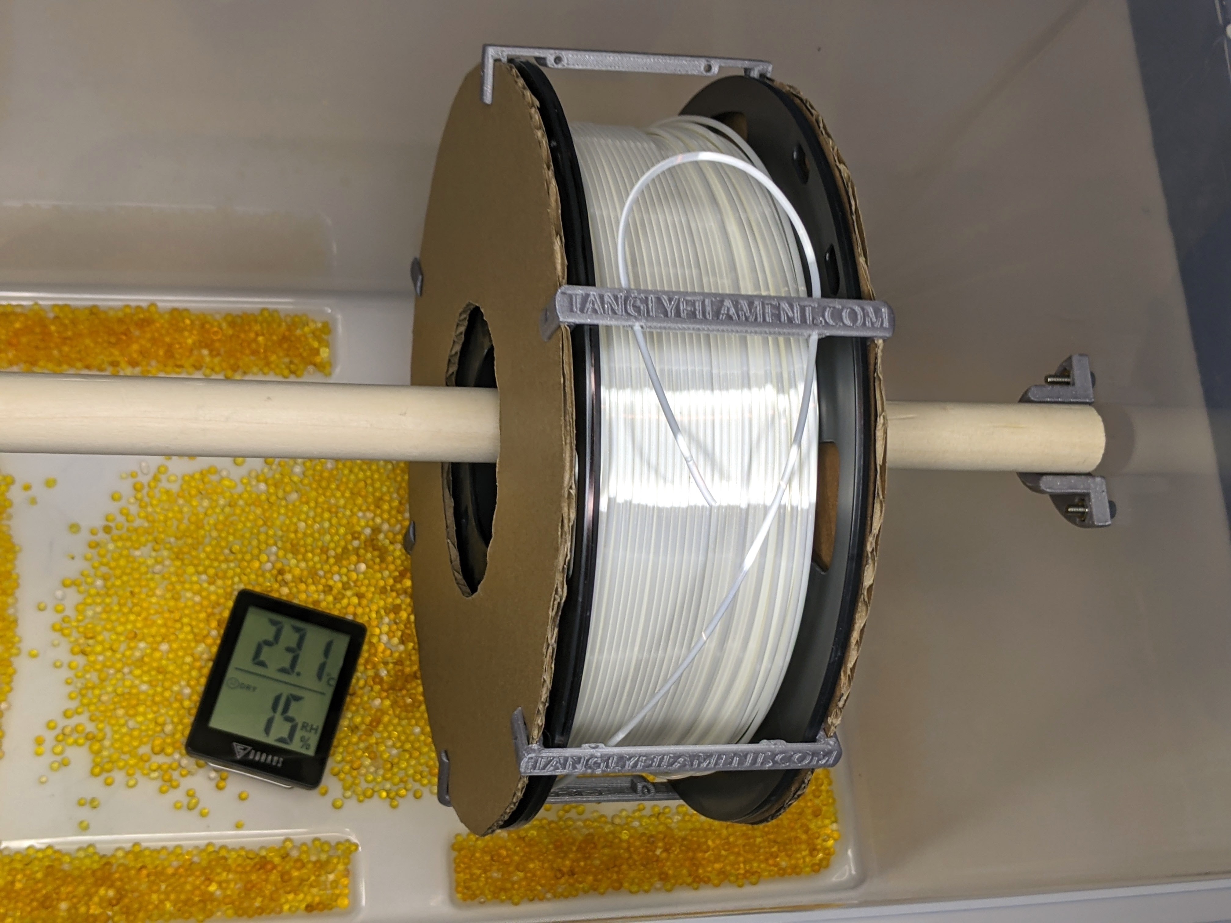 Filament Spool Hanger Rod Mount von tanglyfilament | Kostenloses STL ...