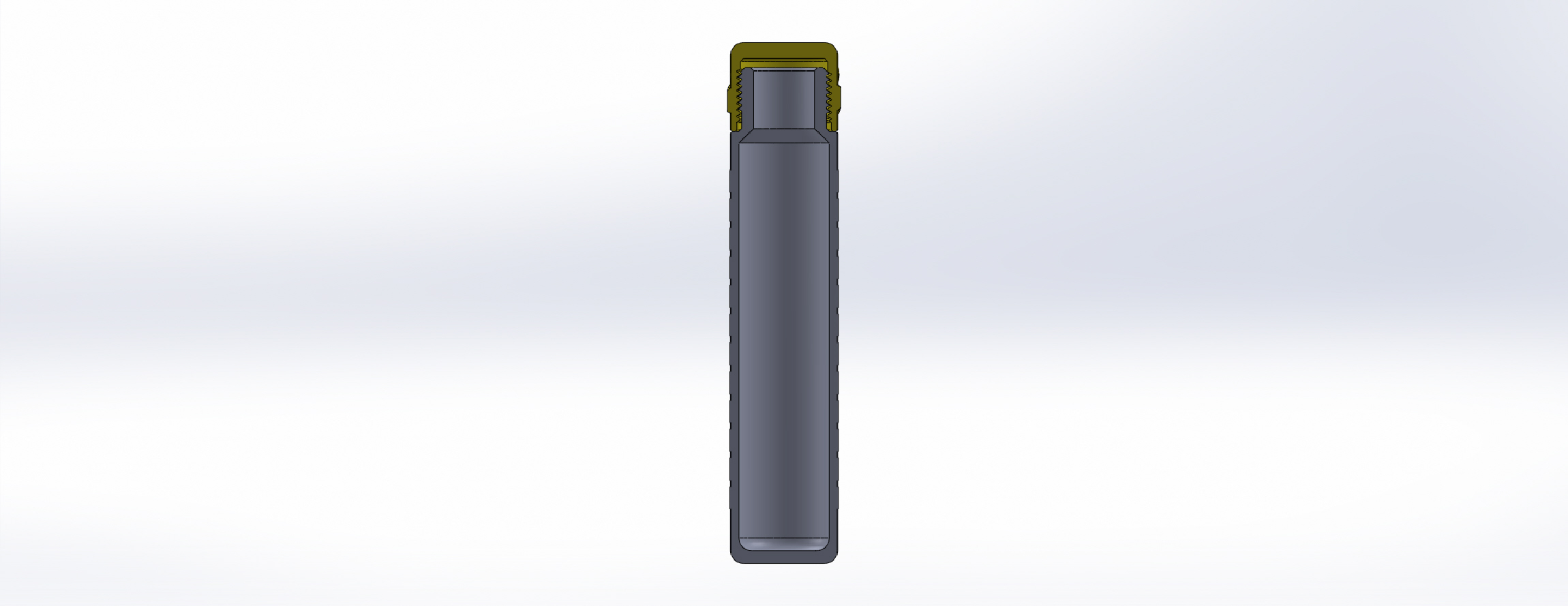 Lanyard EDC Threaded Cylinder Container by slavik kopanov | Download ...