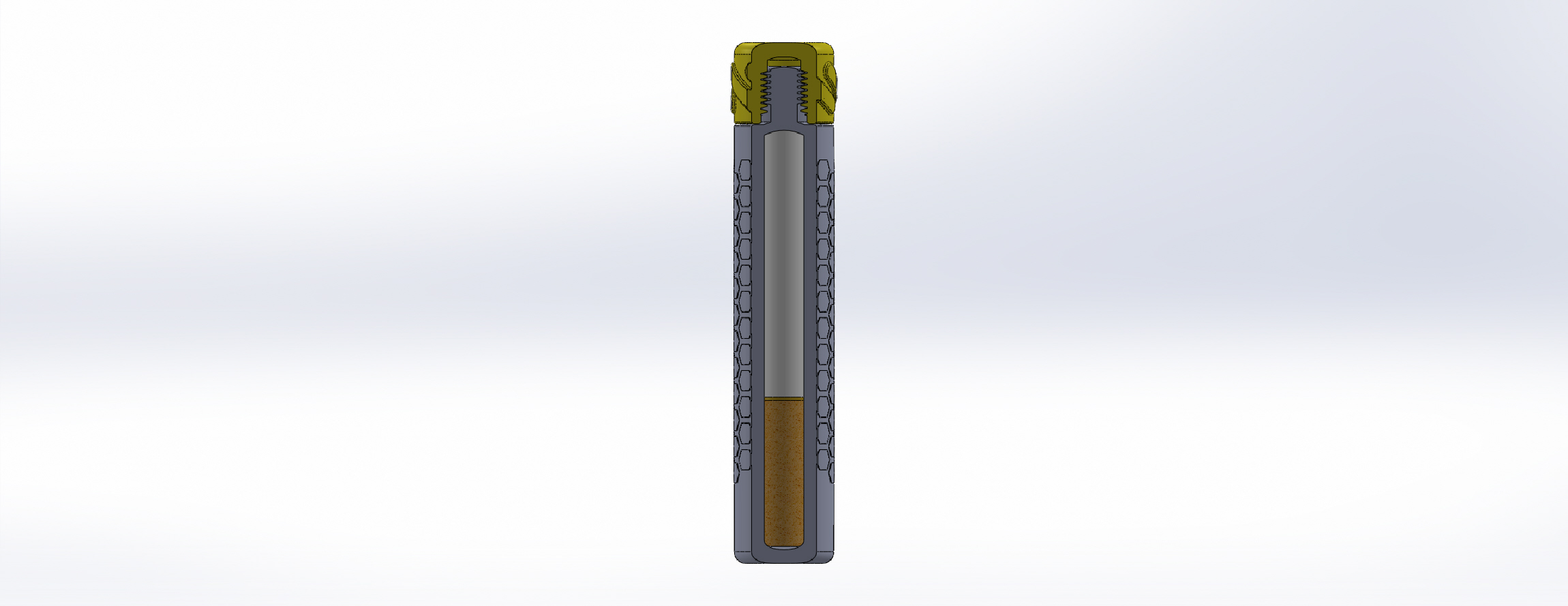 Lanyard EDC Threaded Cylinder Container by slavik kopanov | Download ...