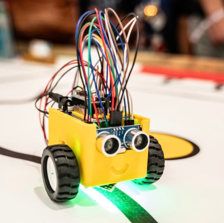 Self driving robot (Düvelbot) by Technikwerkstatt 4.0 | Download free ...