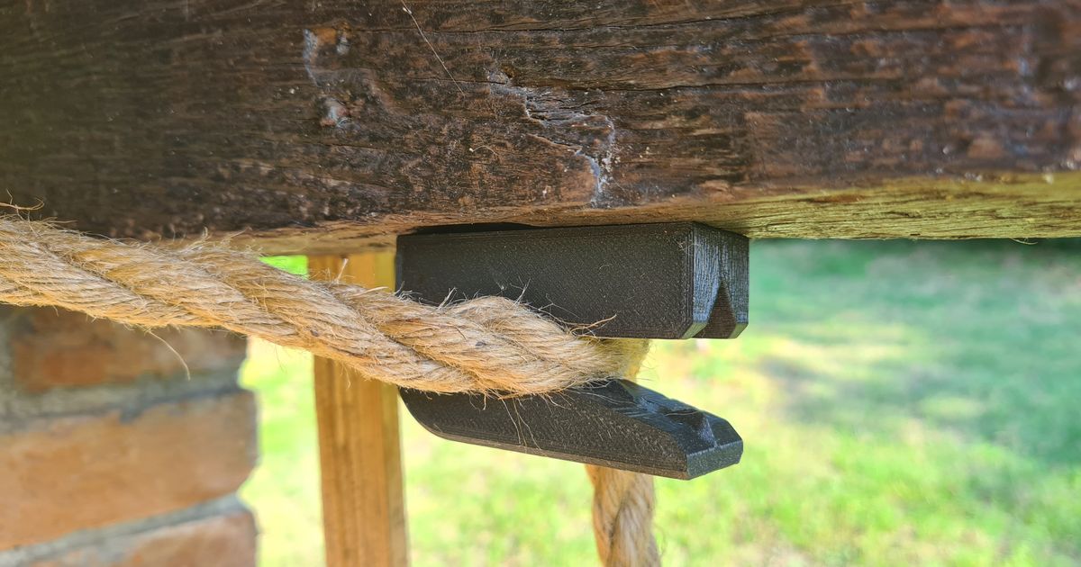 Rope stopper with one hand by MatteMR | Download free STL model ...