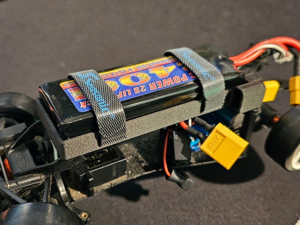 HPI micro RS4 battery mount top plate with XT30 mount by Daniel Schenk ...