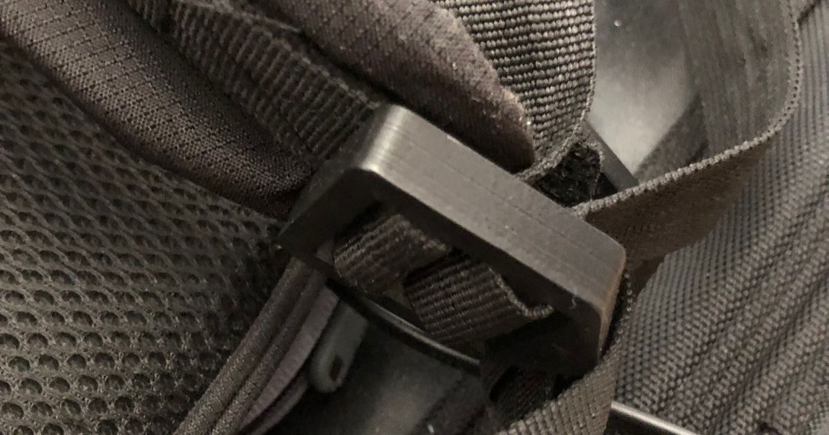 Ladderlock backpack buckle Leiterschnalle V2 by Tho Fi | Download free ...