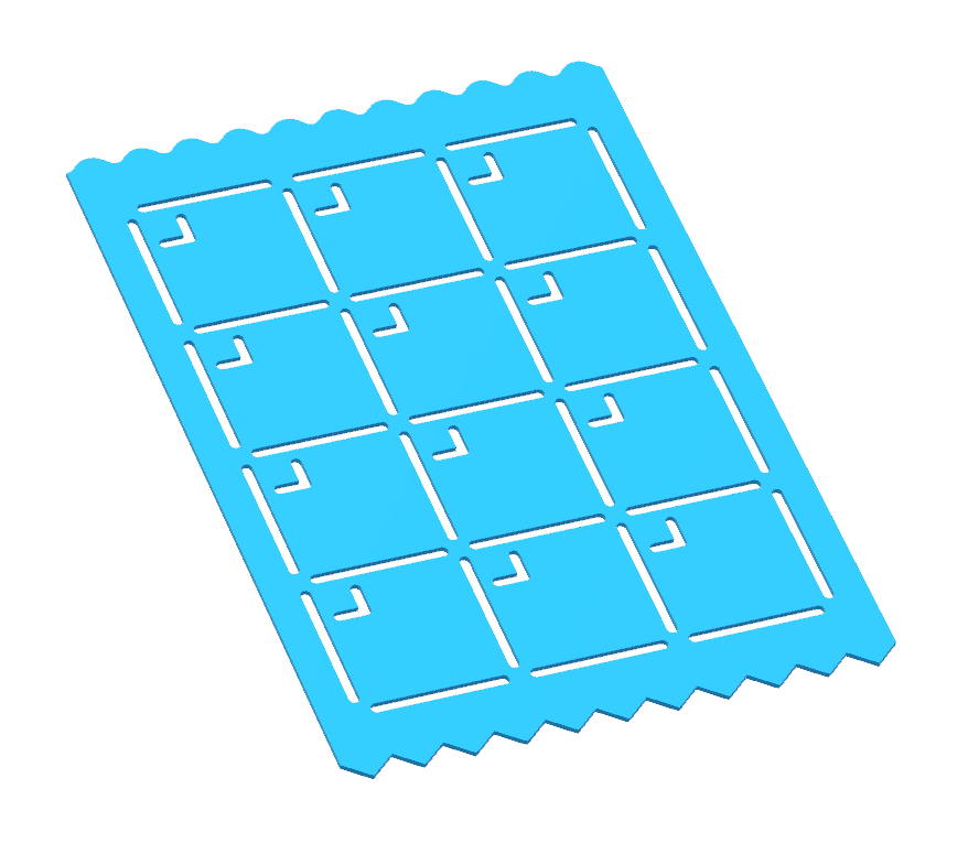 Planner calendar stencil (monthly overview) by 3d_creativa | Download ...