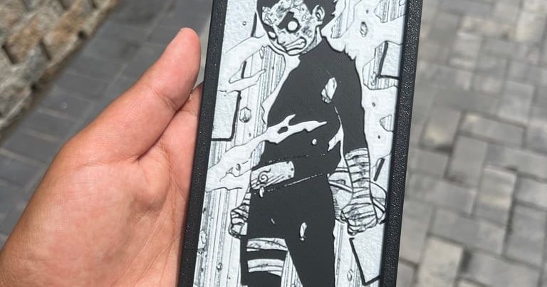 Rock Lee Manga Panel - Naruto - made w/ HueForge by Mathoose | Download ...