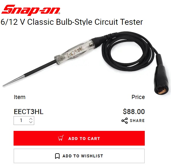 Snap-On CT4F Testlight Thread Repair Insert by Two Wheels Online ...