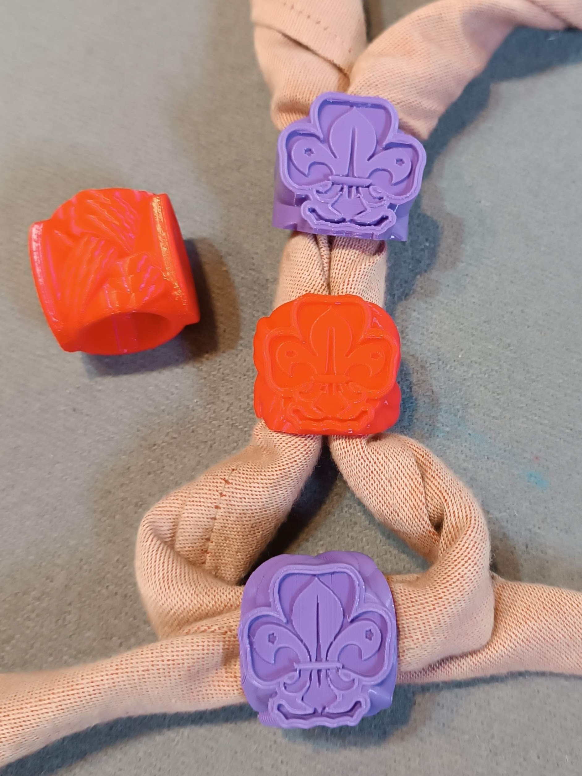 Woggle Guias y Scouts de Chile neckerfhief or scarf ring. Pasa pañuelos ...