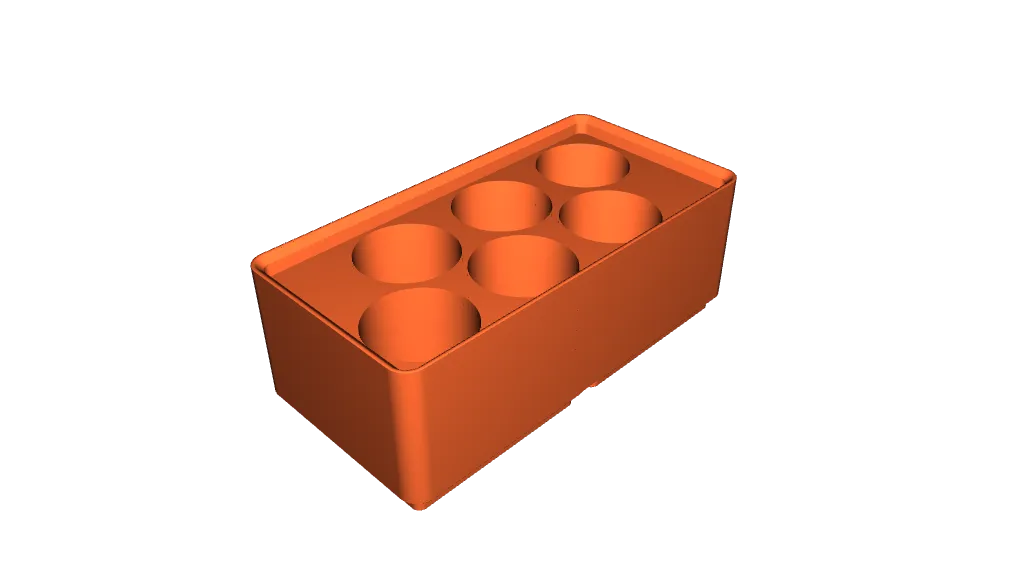 18650 Battery Gridfinity container by Ferfi | Download free STL model | Printables.com